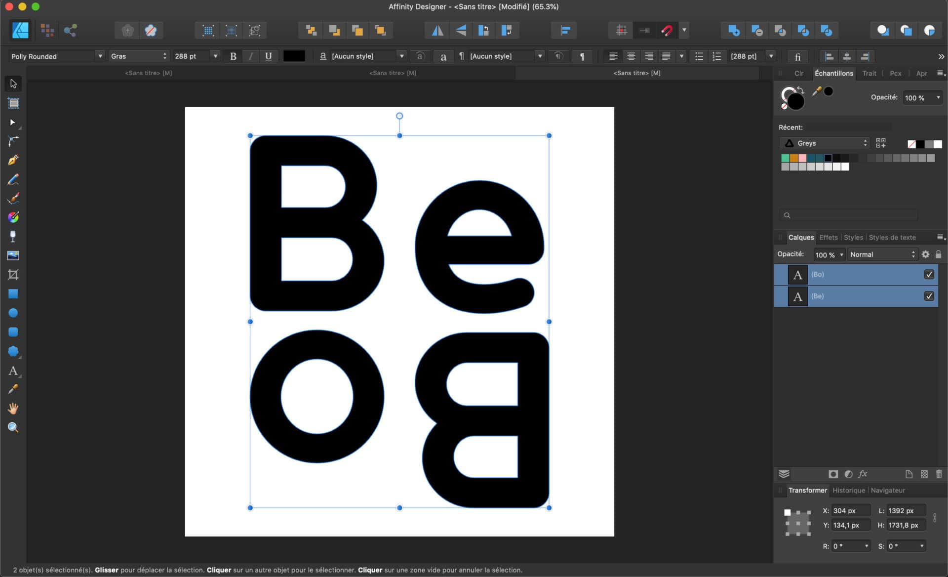 Mettre une Image dans une Forme avec Affinity Designer - BeBo